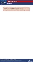 Fiches urgence — MAPAR — anesthésie réanimation